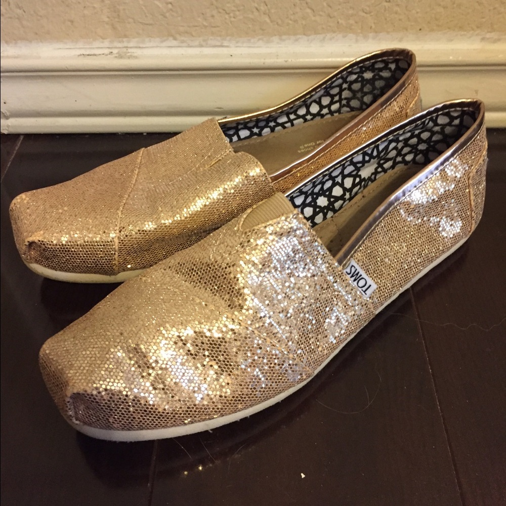 Toms Rose Gold Sparkle Classics - Gem